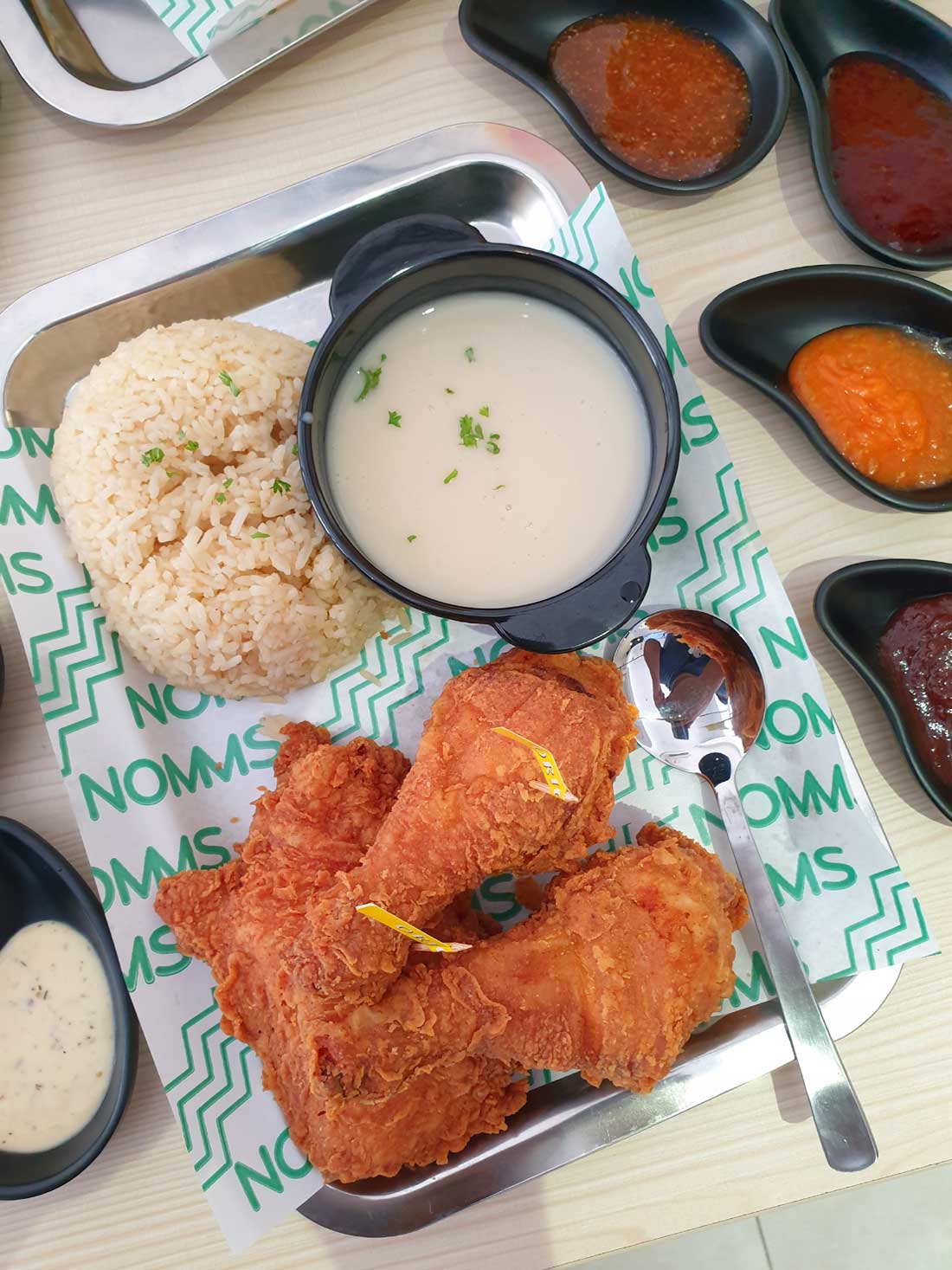 NOMMS - The Biggest Tastiest Fried Chicken in Kota Kemuning - FriedChillies